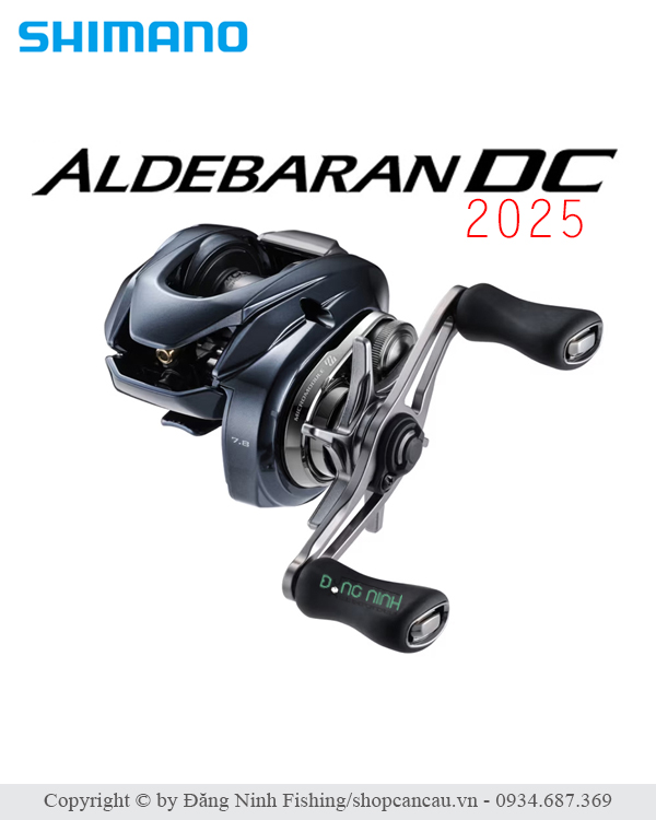 Máy ngang Shimano Aldebaran DC 2025 – i-DC5 , siêu nhẹ